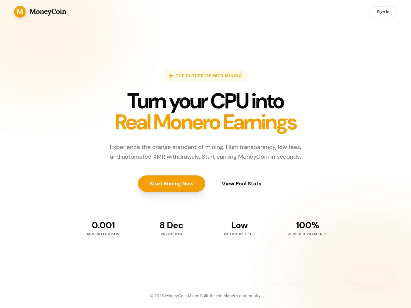 MoneyCoin Miner
