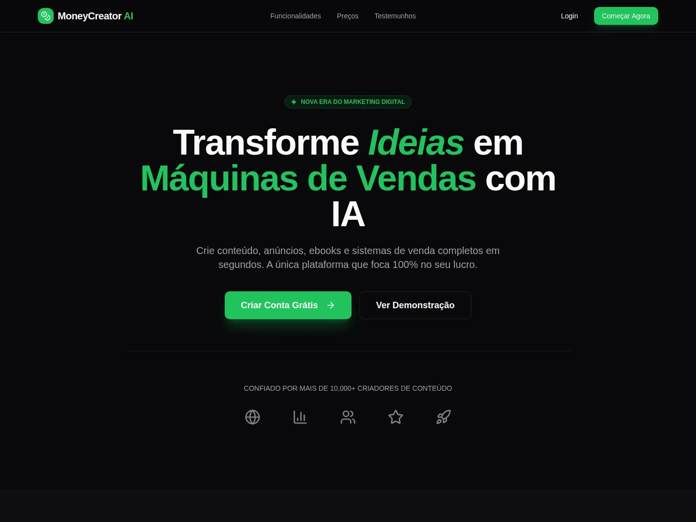 MoneyCreator AI Platform