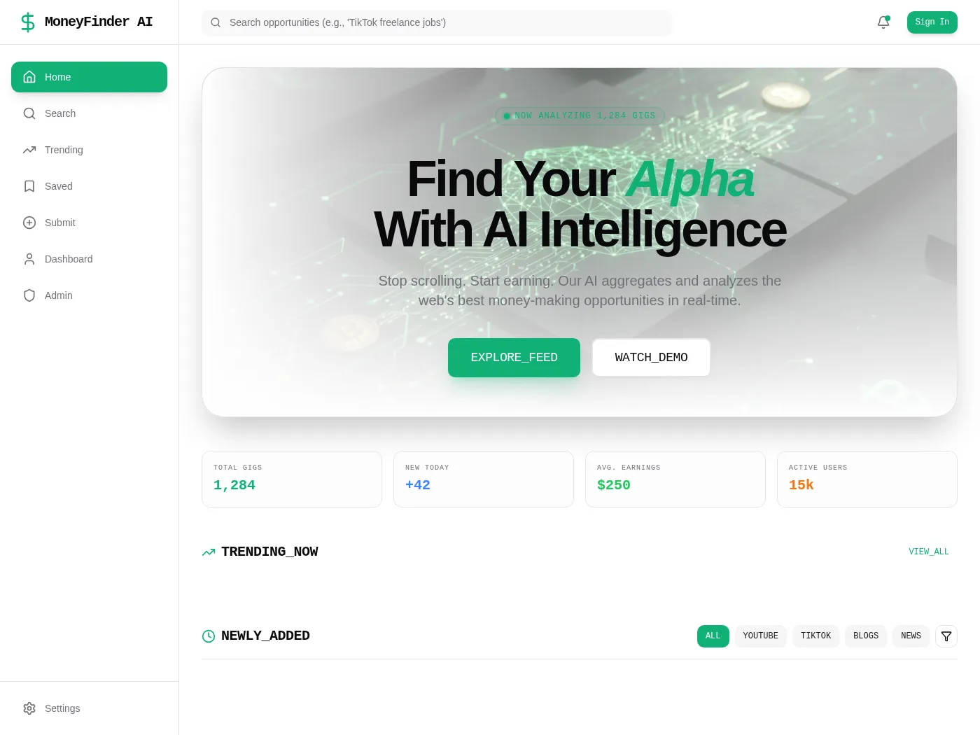 MoneyFinder AI