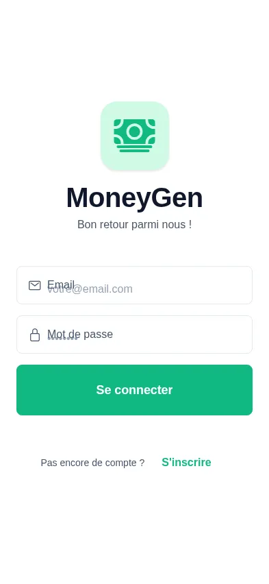 MoneyGen Mobile