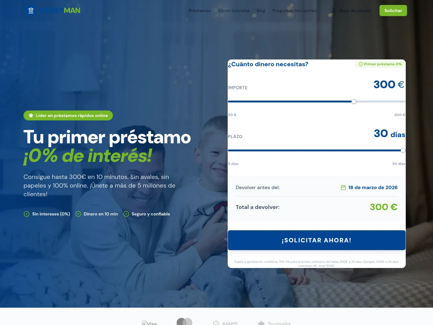 Moneyman.es Web Clone