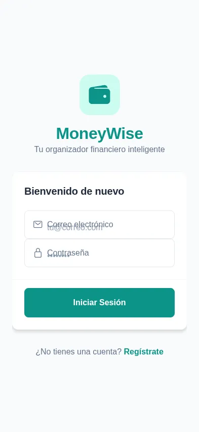 MoneyWise Organizer