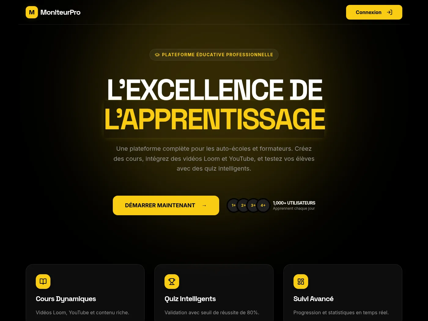MoniteurPro SaaS Suite