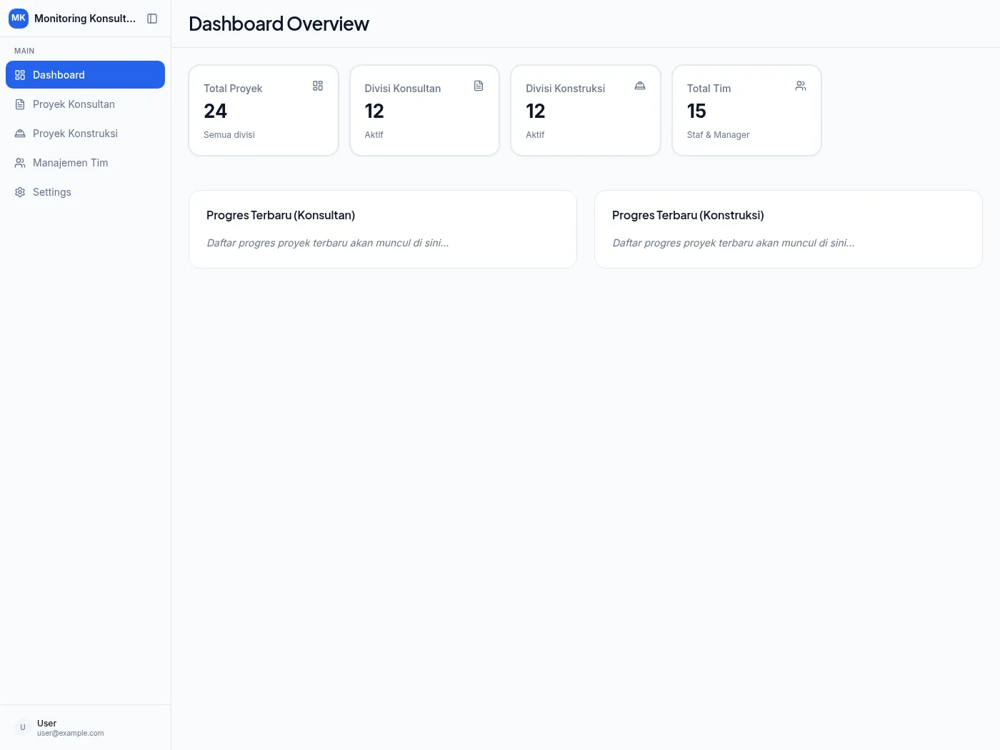 Monitoring Konsultan App
