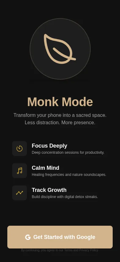 Monk Mode