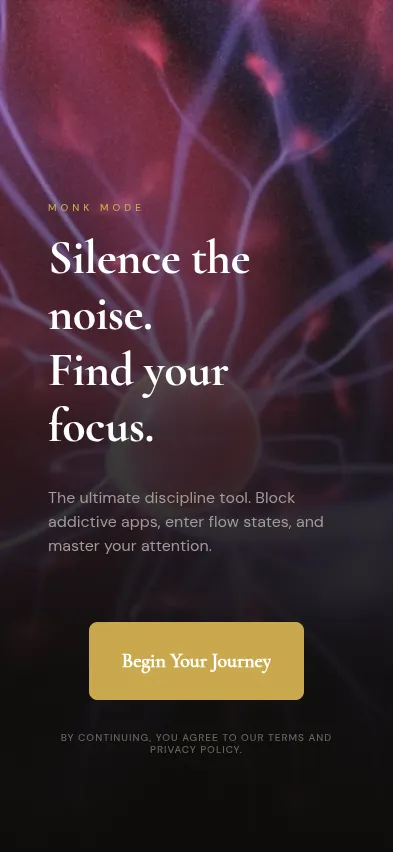 Monk Mode App