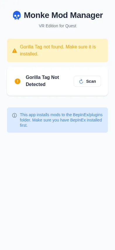 Monke Mod Manager VR