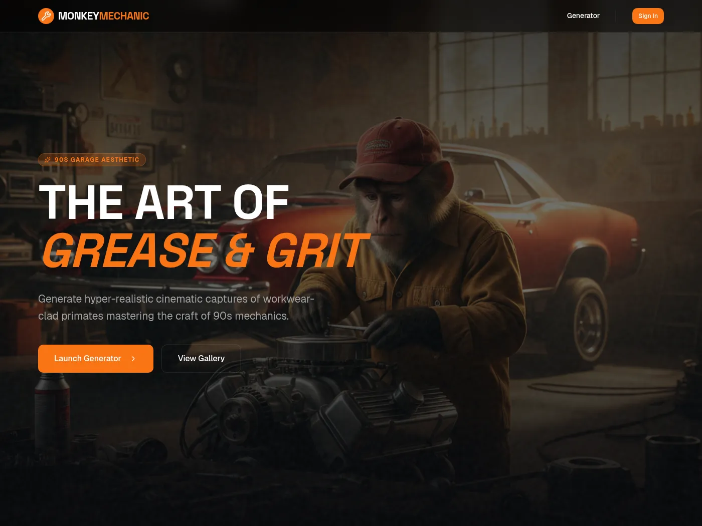 Monkey Mechanic Creator