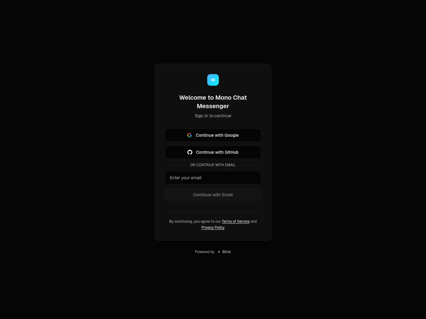 Mono Chat Messenger