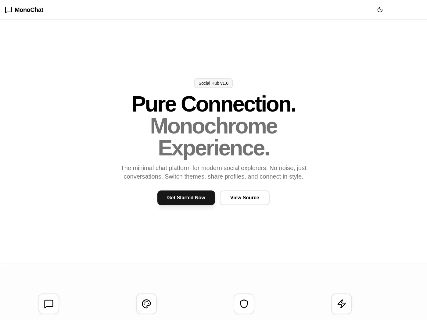 MonoChat Social Hub