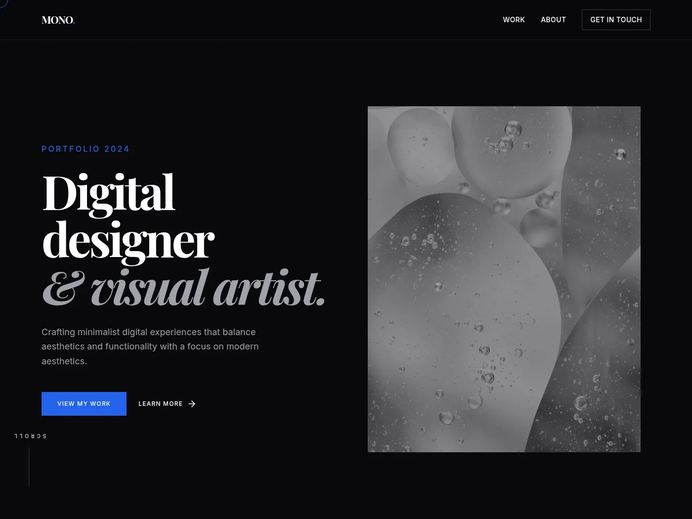 Monochrome Portfolio