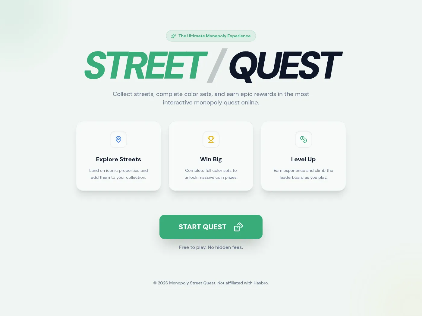 Monopoly Street Quest
