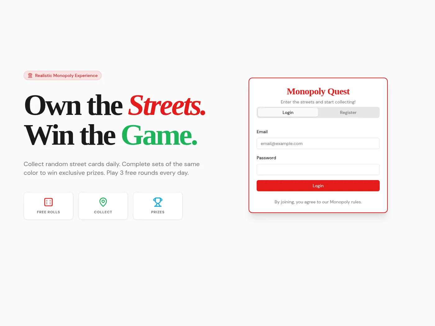 Monopoly Street Quest