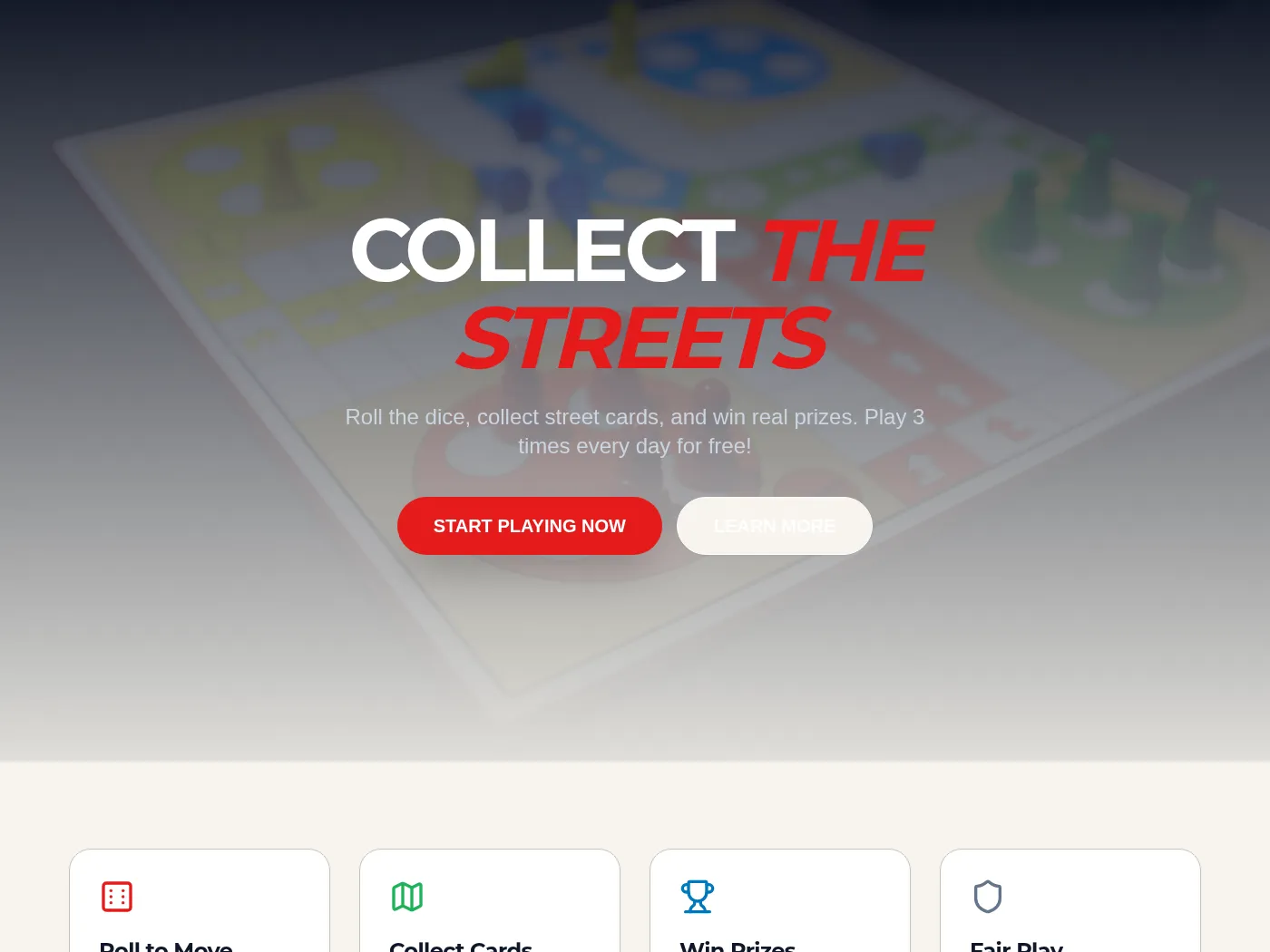 Monopoly Streets Game