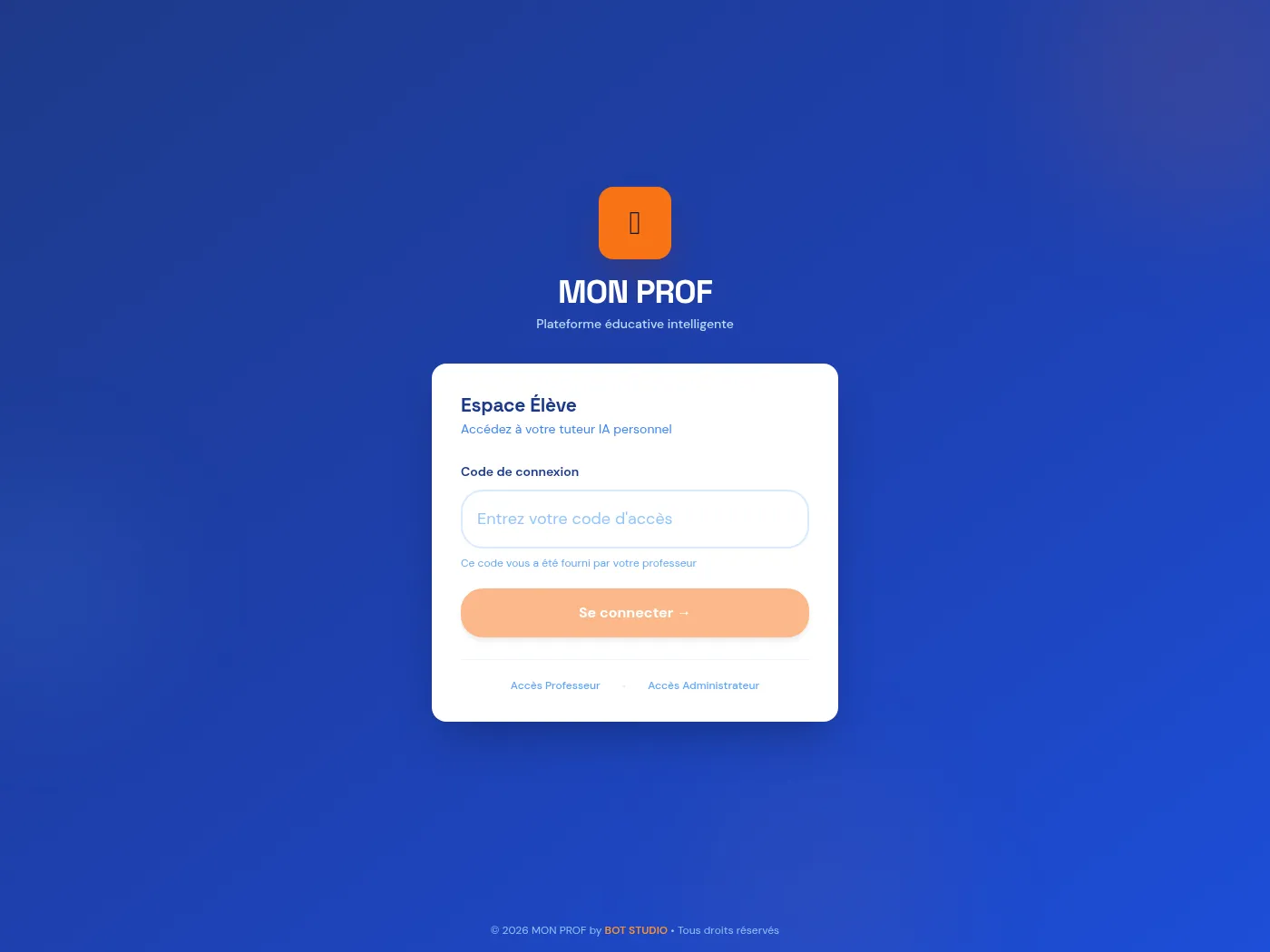 MON PROF EdTech Platform
