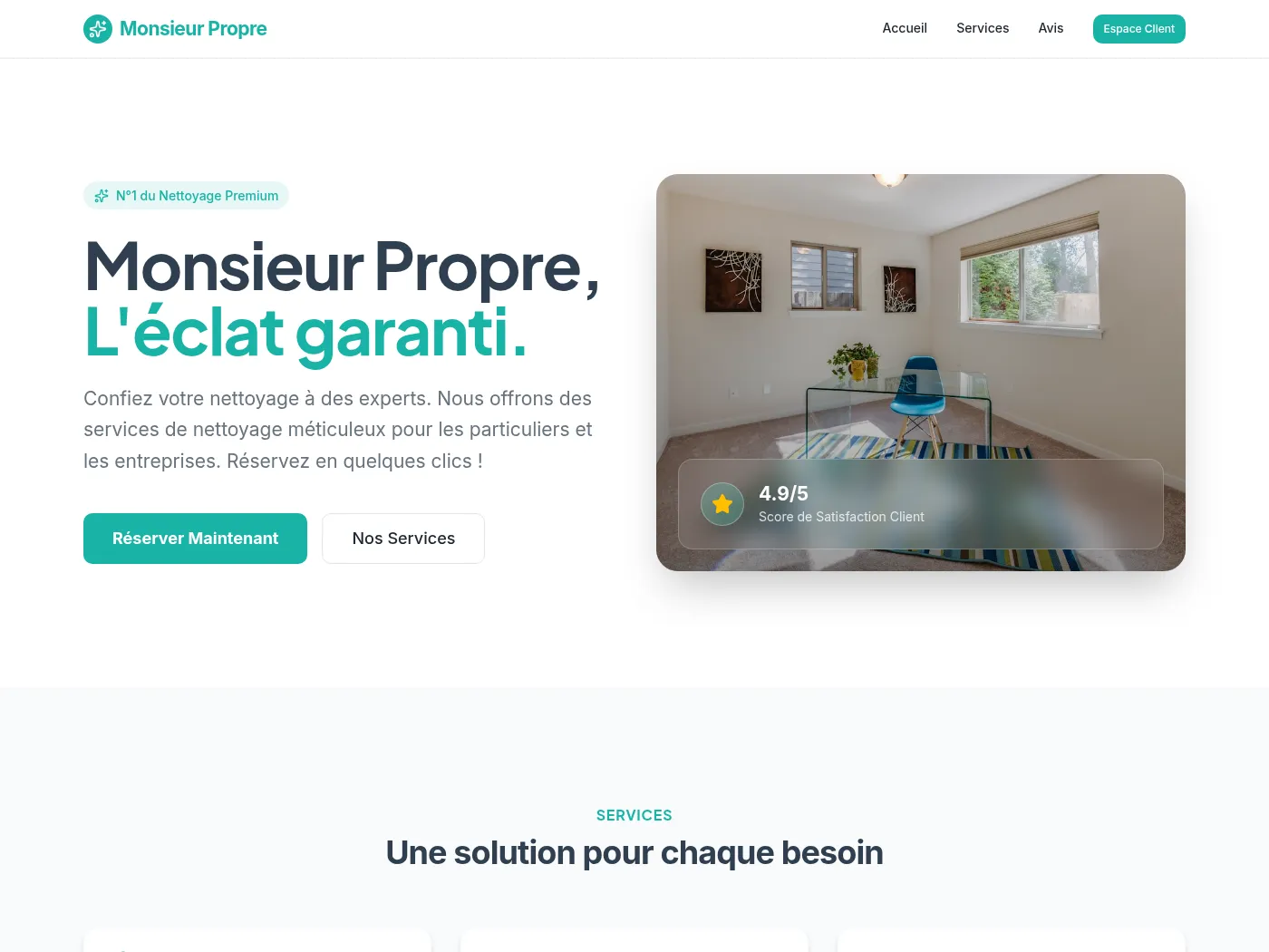 Monsieur Propre Web