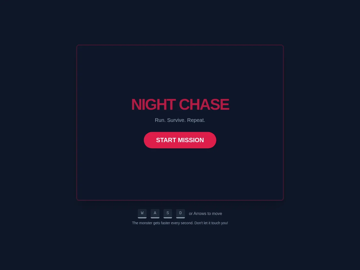 Monster Chase Game