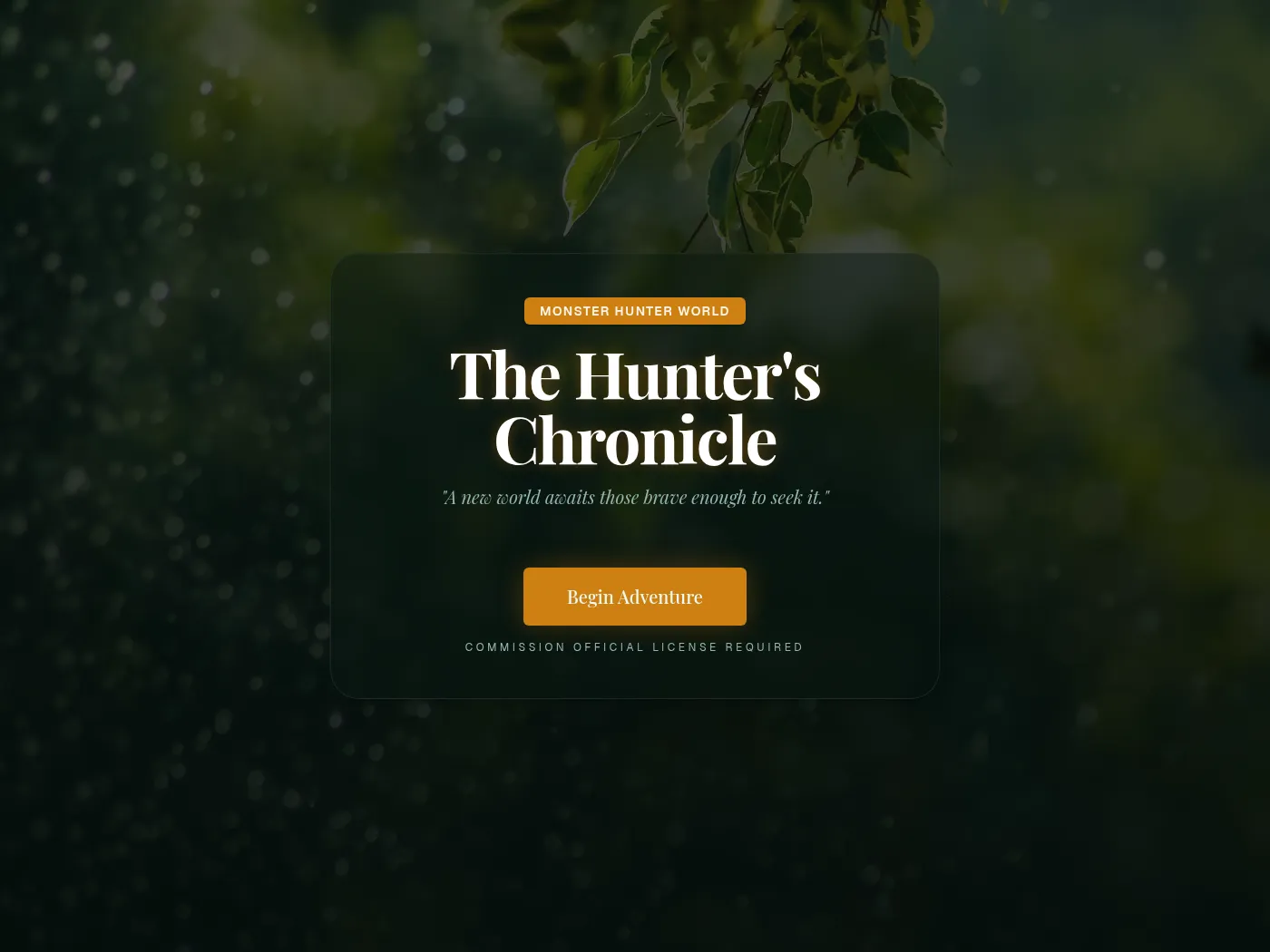 Monster Hunter Adventure