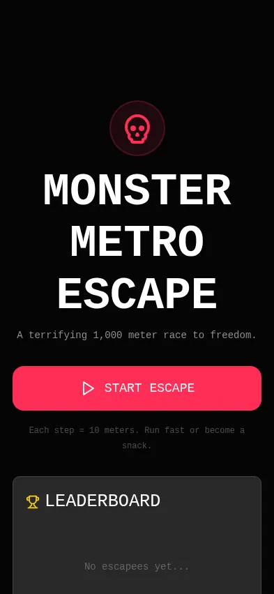 Monster Metro Escape