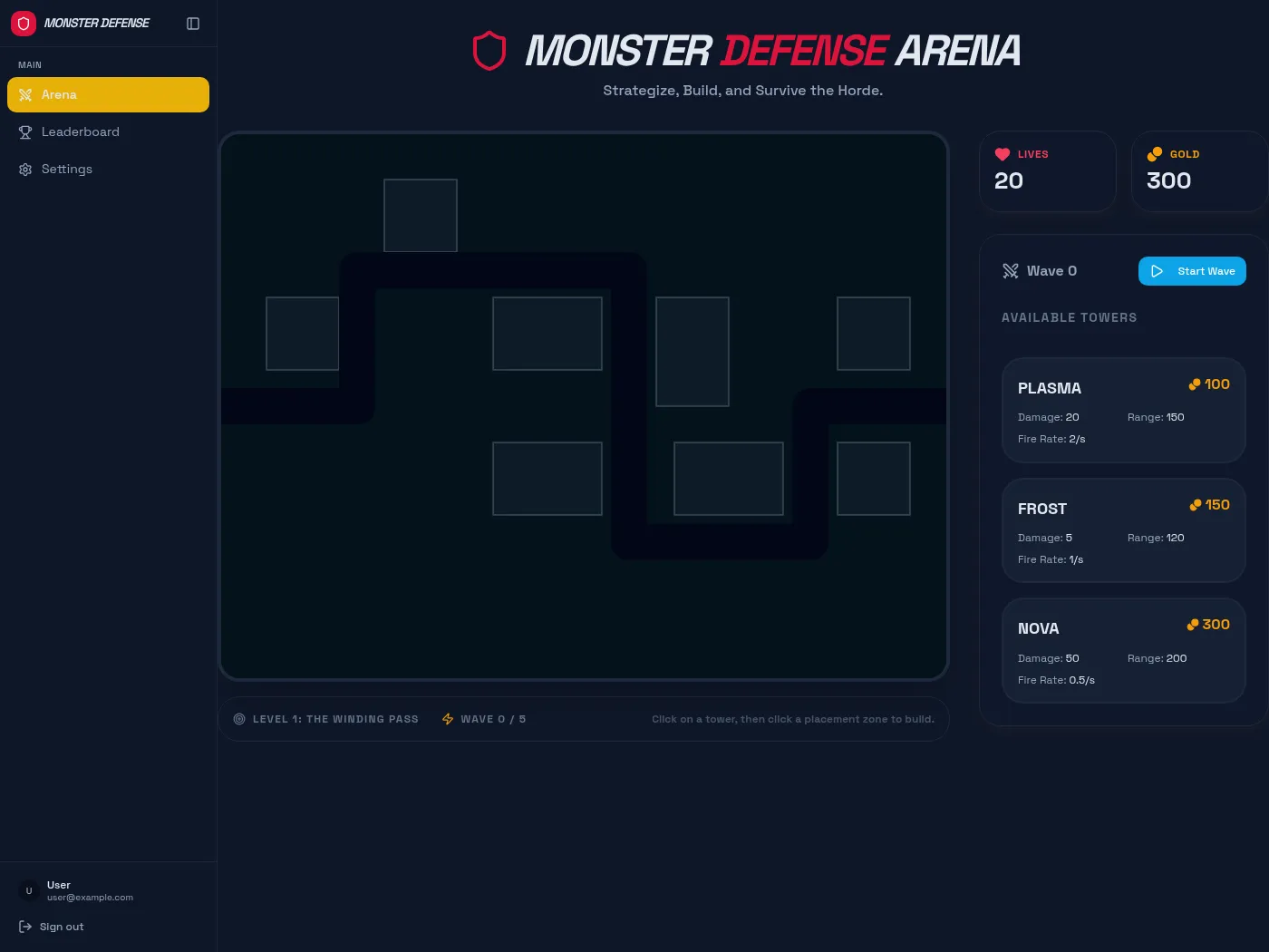 Monster Defense Arena