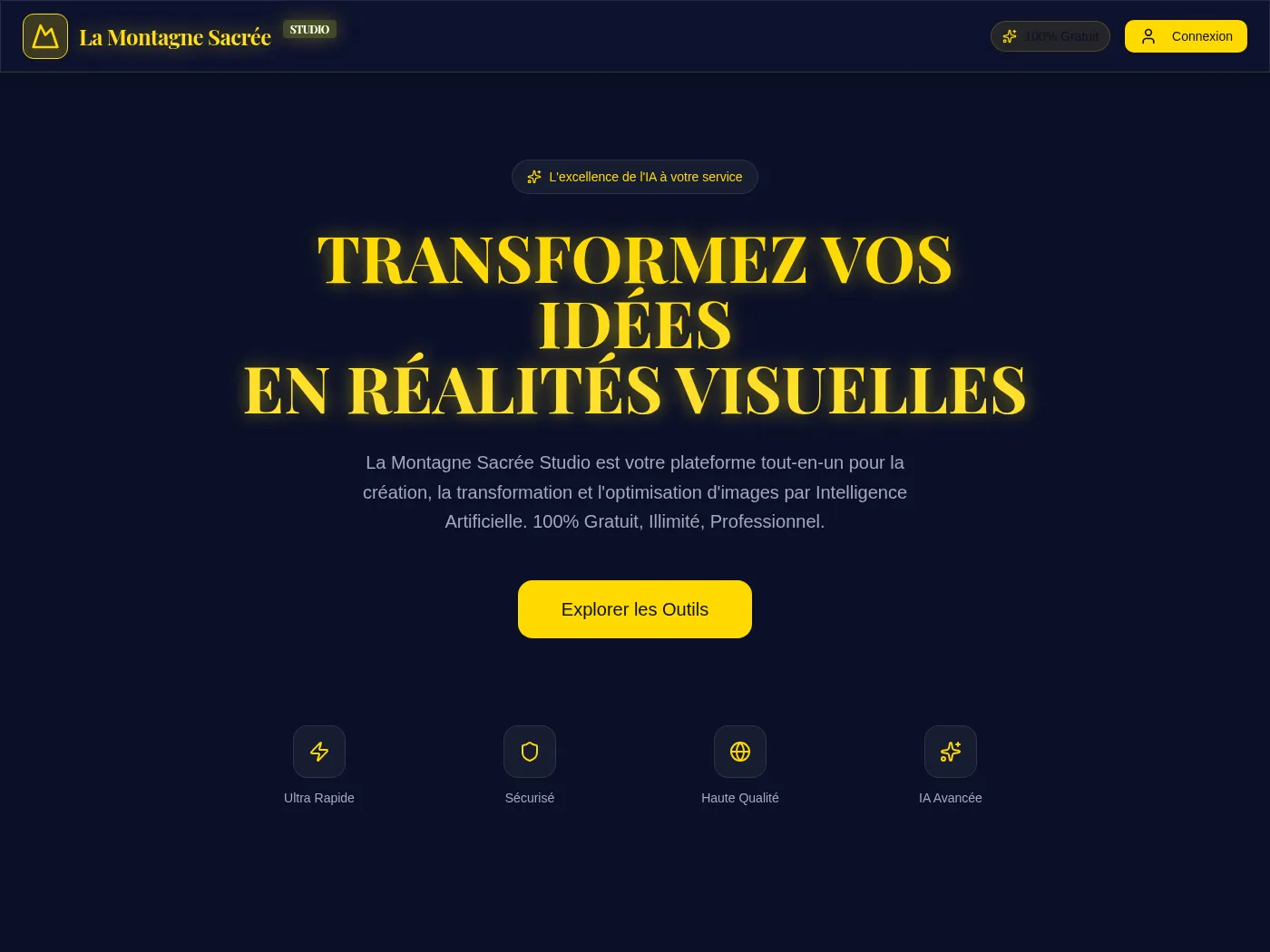 La Montagne Sacrée Studio
