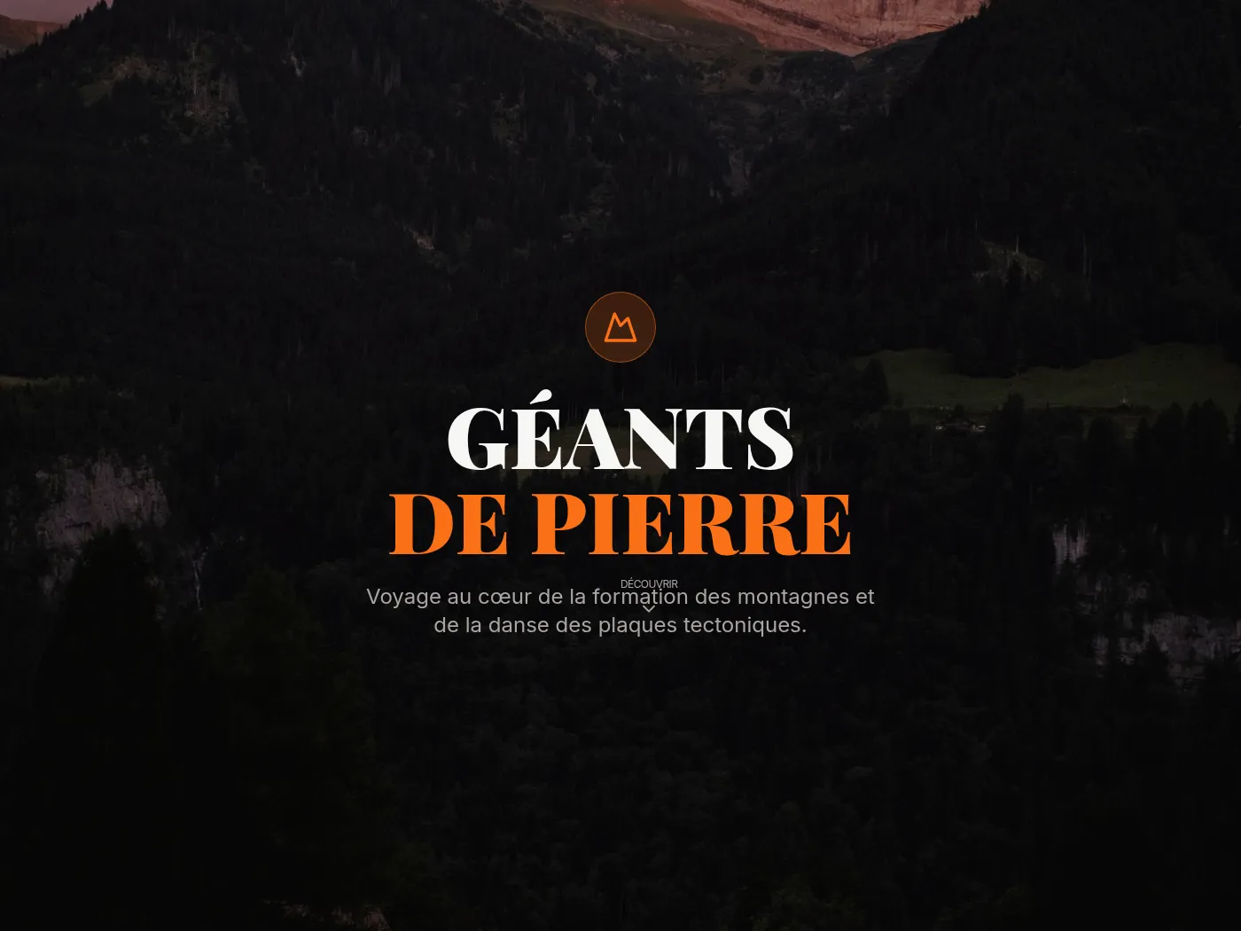 Montagne & Tectonique Présentation