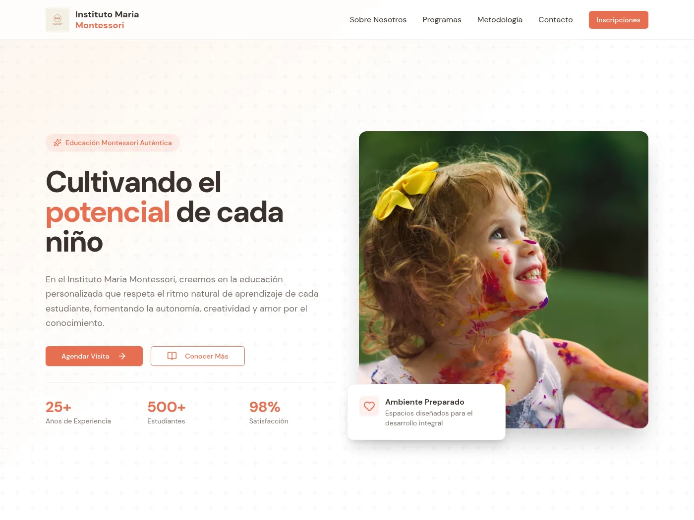 Montessori Site Revamp