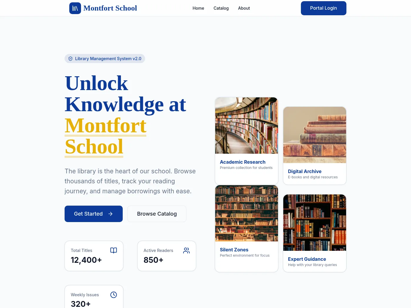 Montfort Library Portal