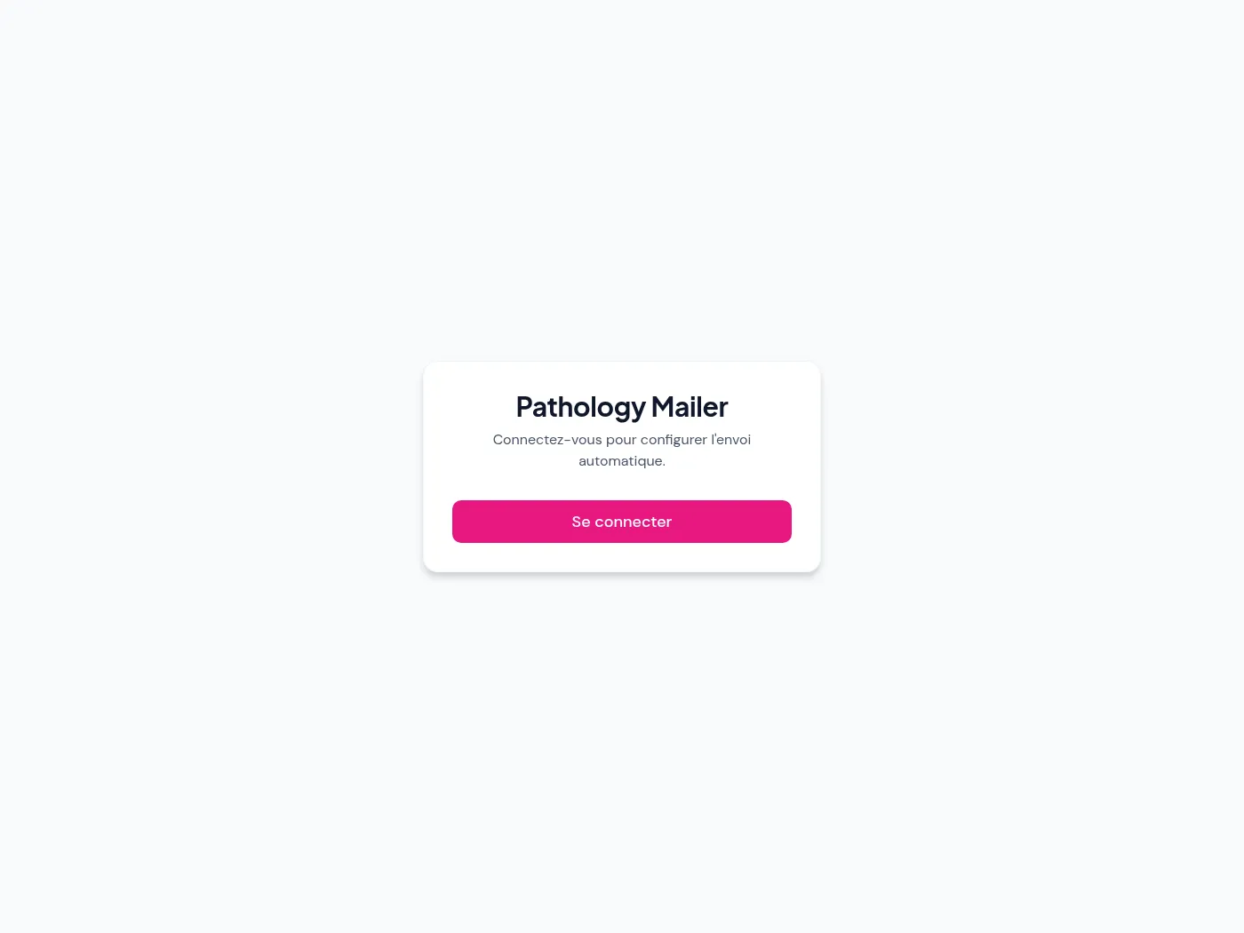 Pathology Auto Mailer