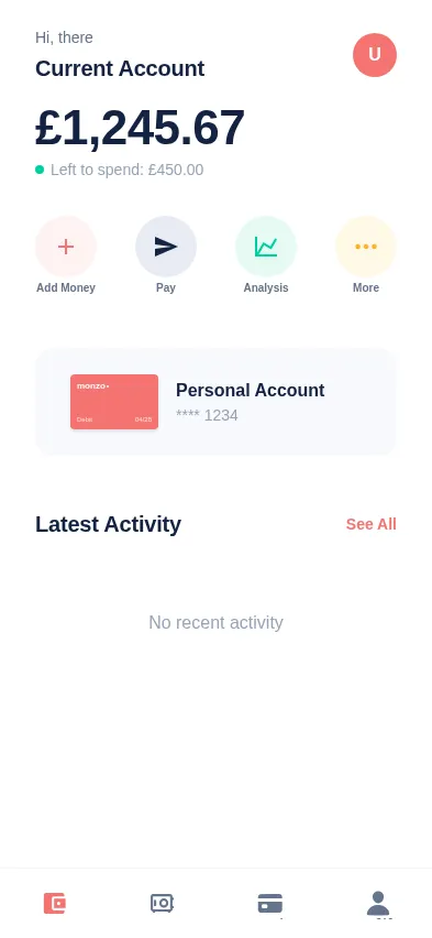 Monzo Clone