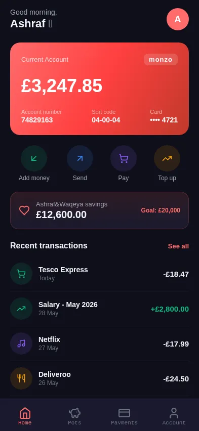 Banking Account Setup App