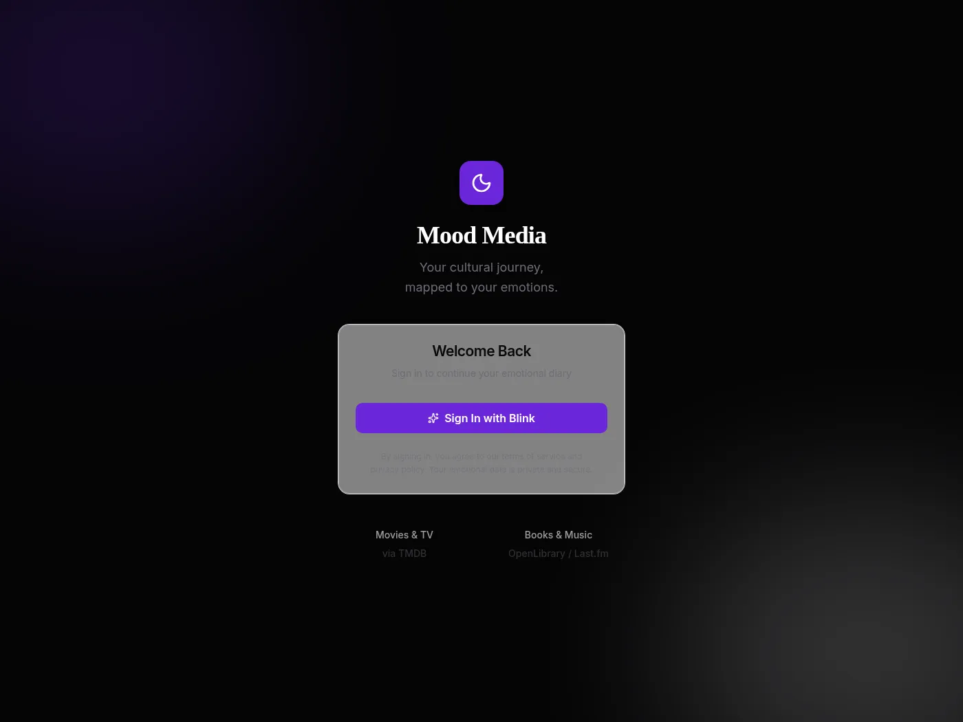 Mood Media Diary
