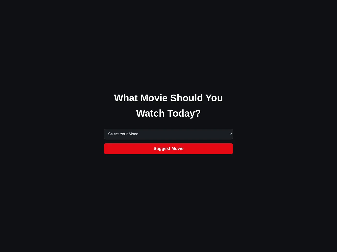Mood Movie Finder