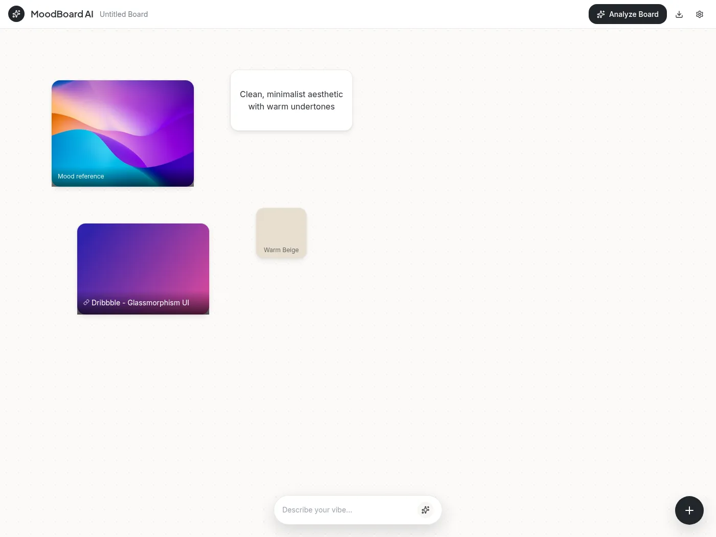 MoodBoard AI