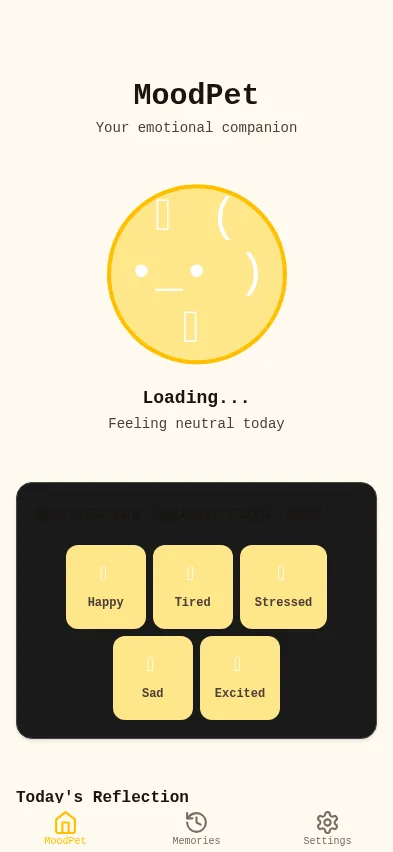 MoodPet Virtual Buddy