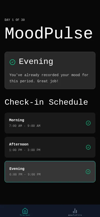 MoodPulse Tracker