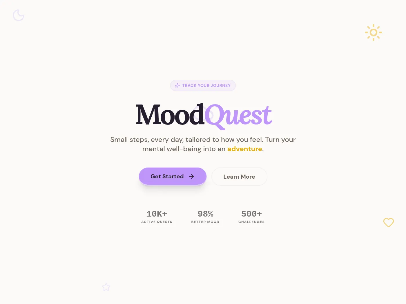 MoodQuest Challenge App