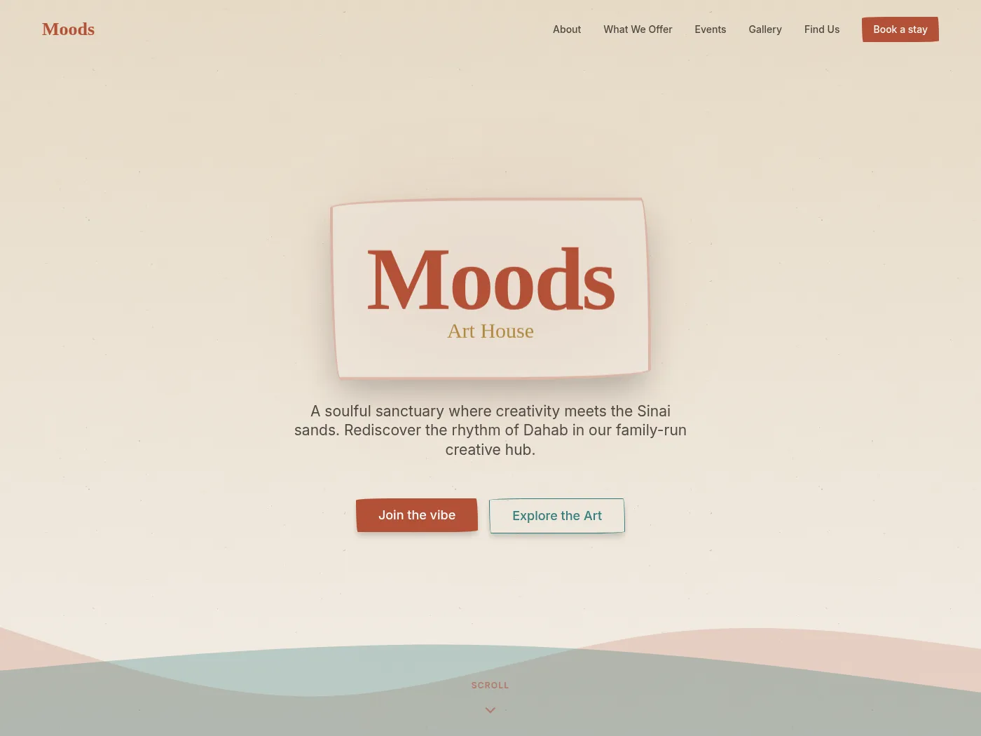 Moods Art House Site