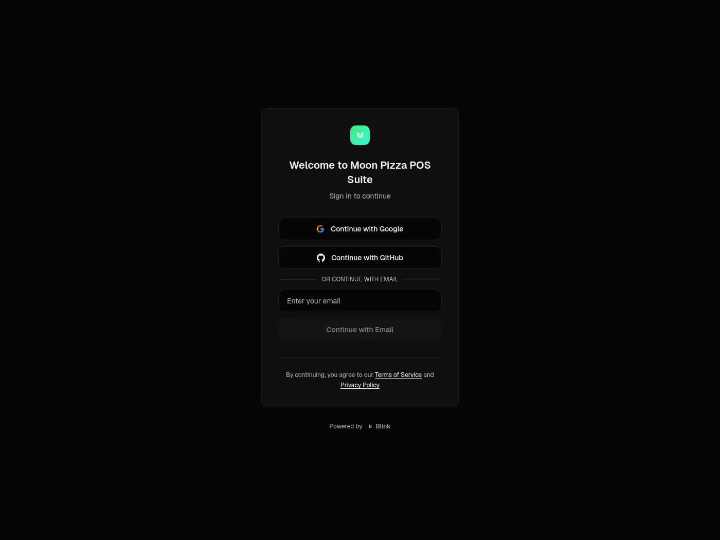 Moon Pizza POS Suite