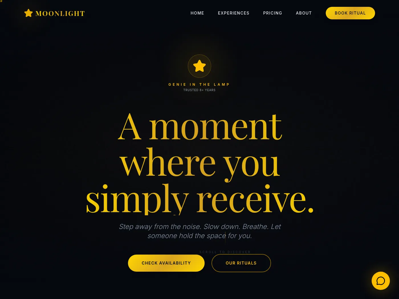Moonlight Healings Web App