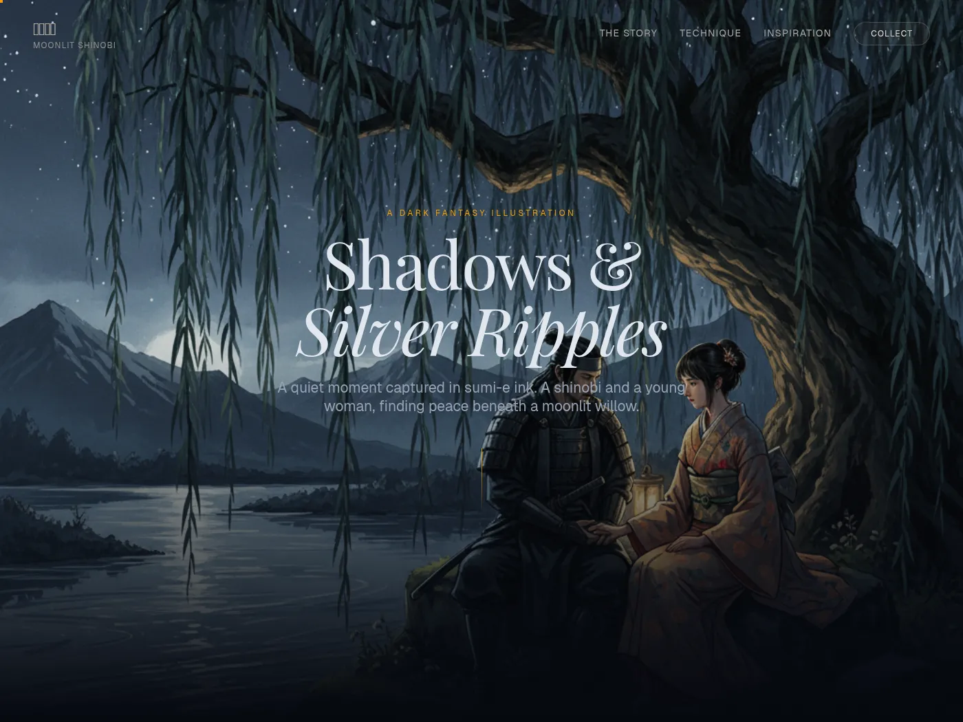 Moonlit Shinobi Romance Art