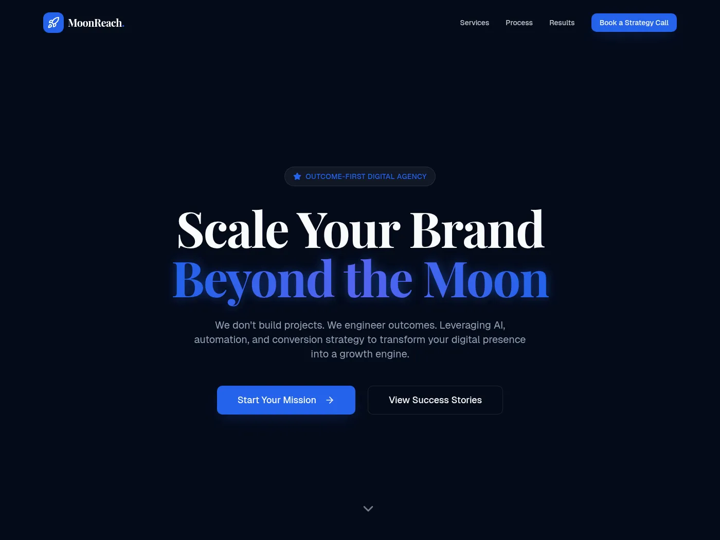 MoonReach Agency Website
