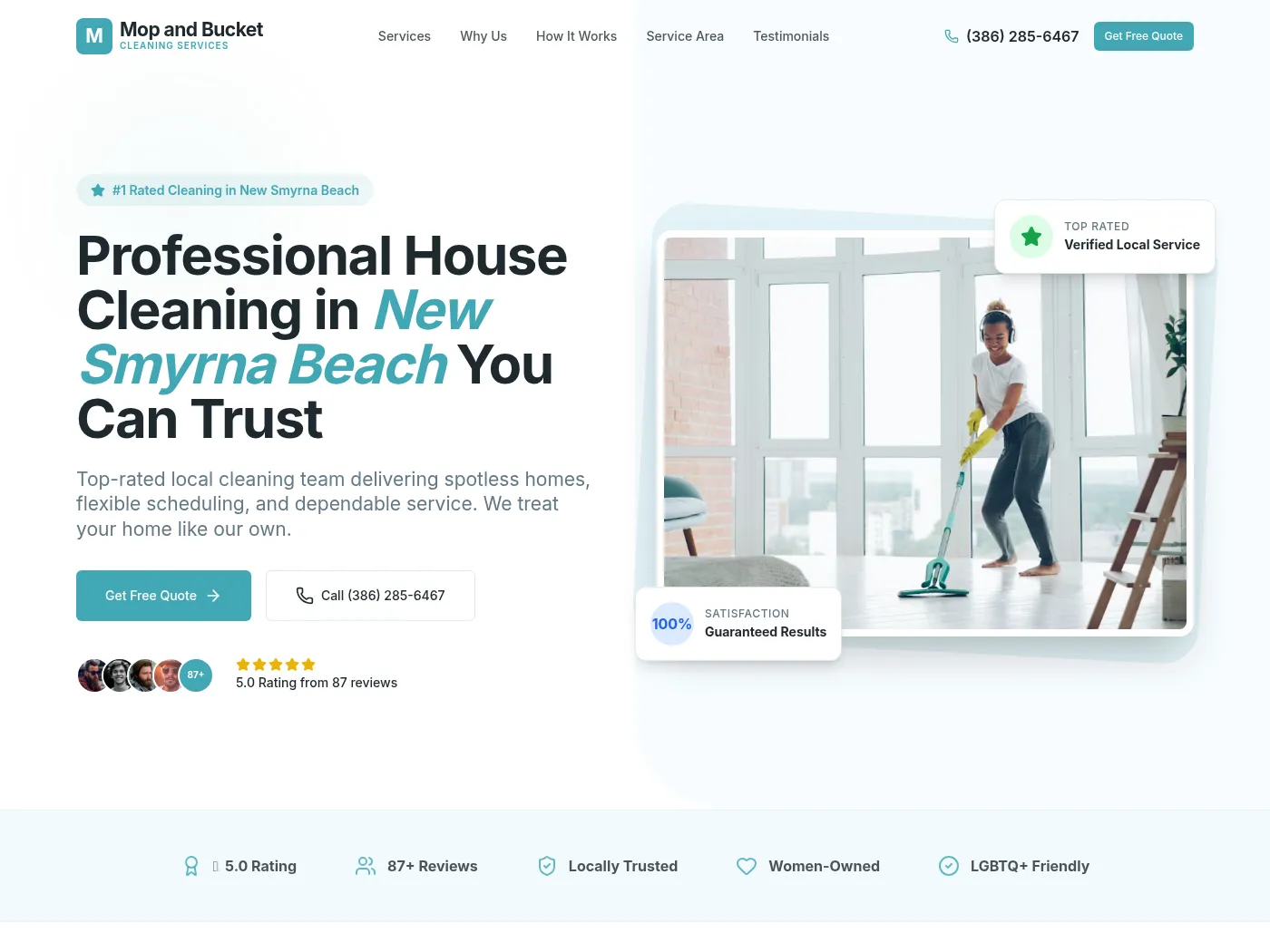 Mop & Bucket Website