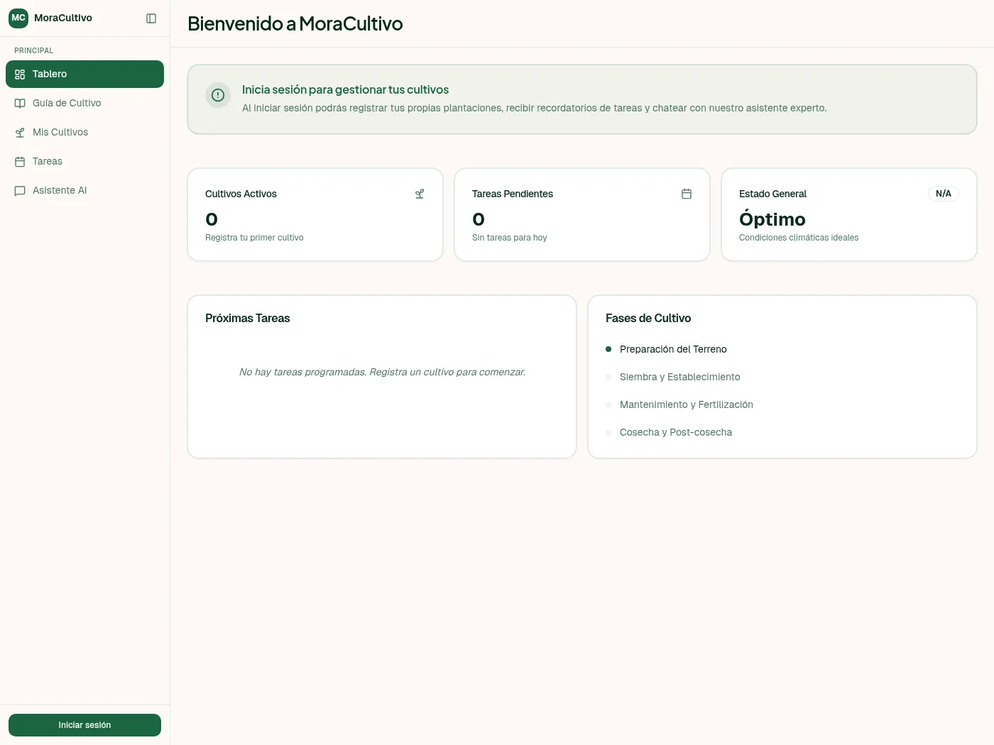 MoraCultivo App