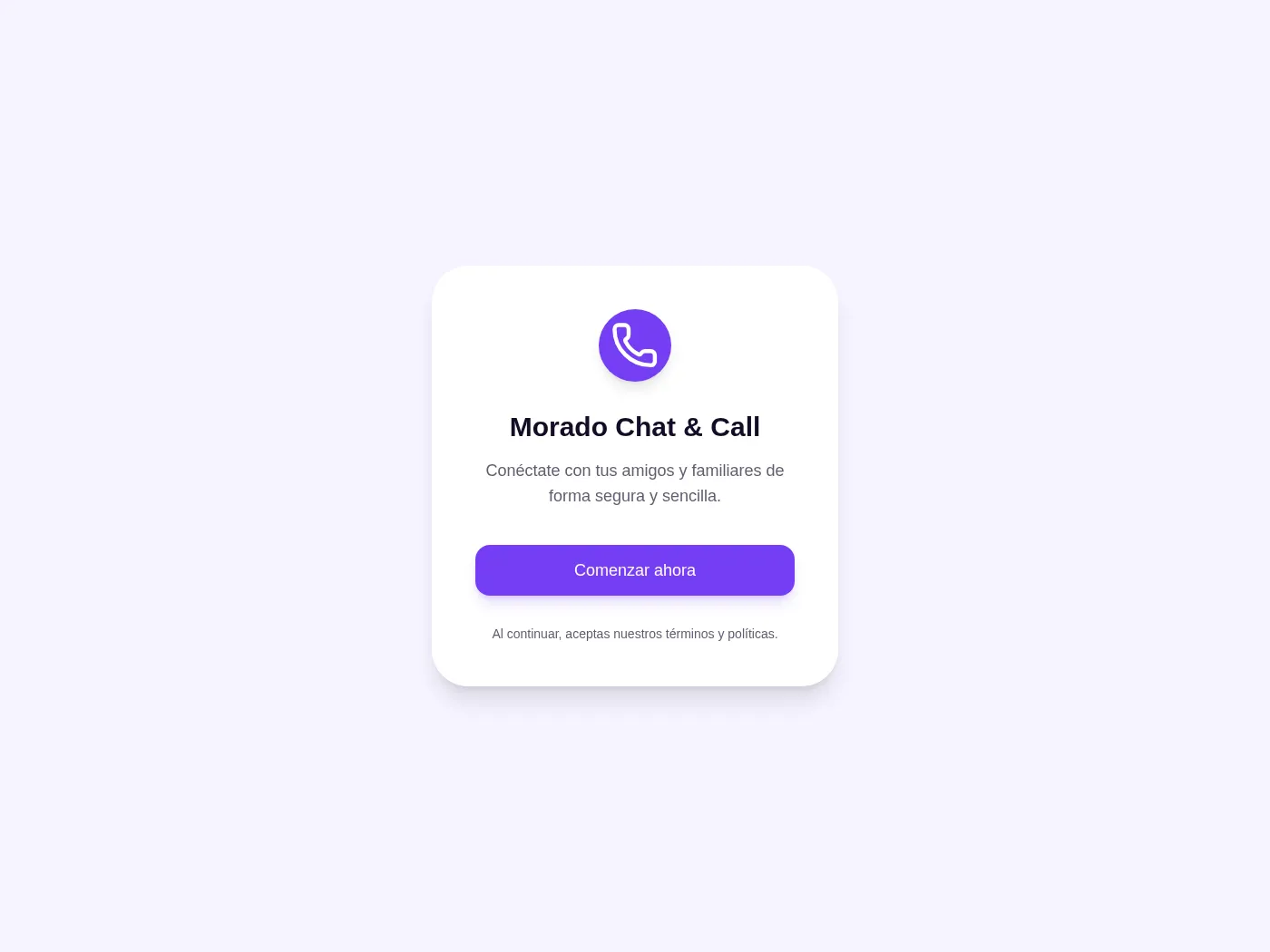 Morado Chat & Call