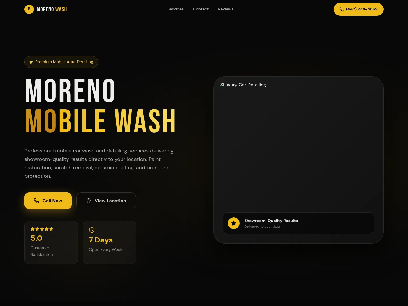 Moreno Luxury Mobile Wash