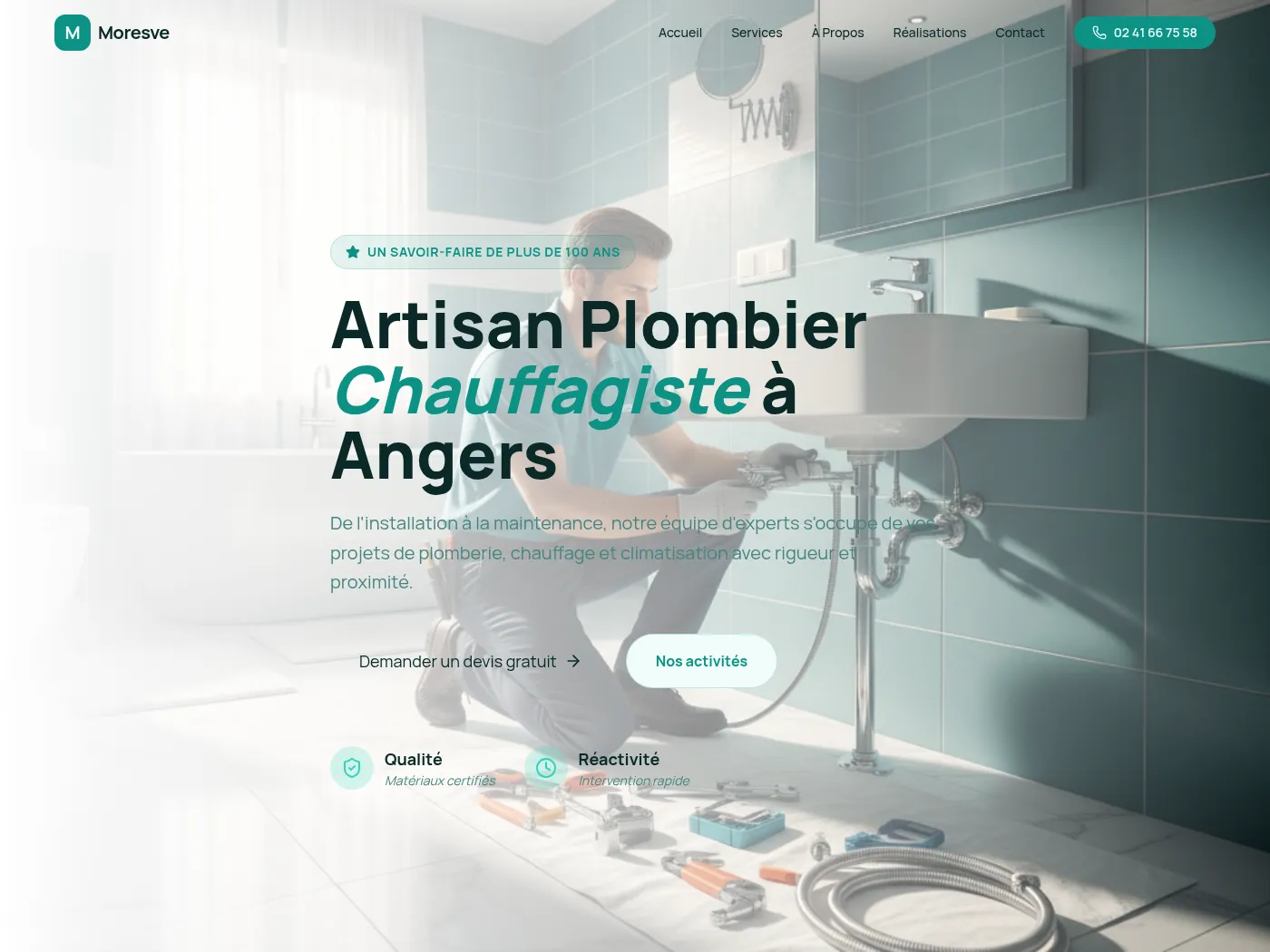 Moresve Site Redesign