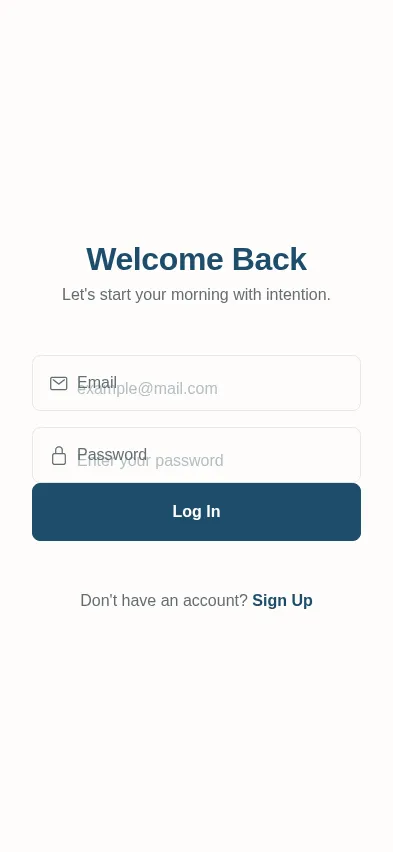 Morning Anchor