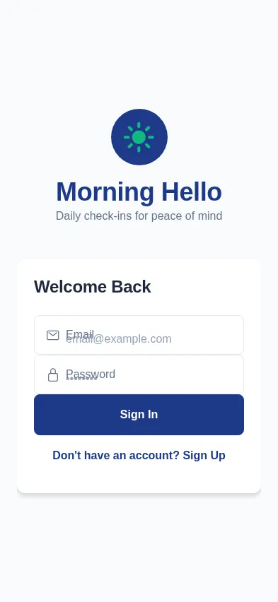 Morning Hello