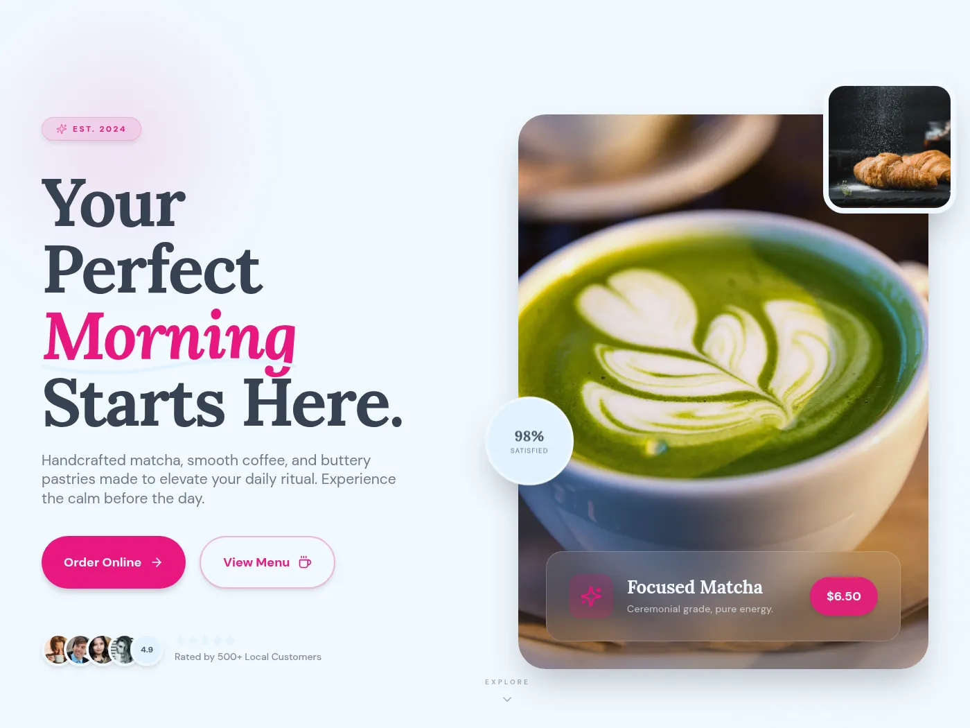 Morning Mood Café Site